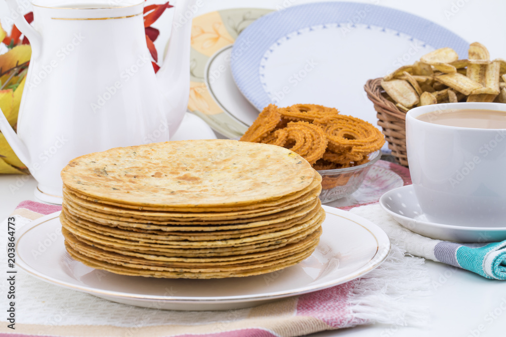 Indian Khakhra is a Traditional Gujarati Snack Also Know As Khakra ...