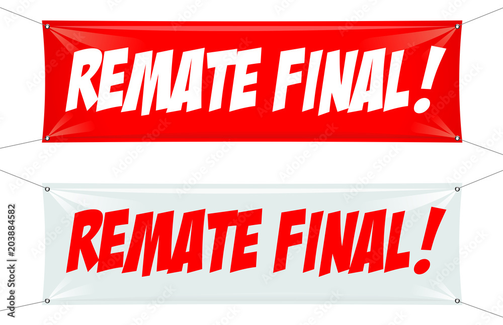 Remate final Stock Vector | Adobe Stock