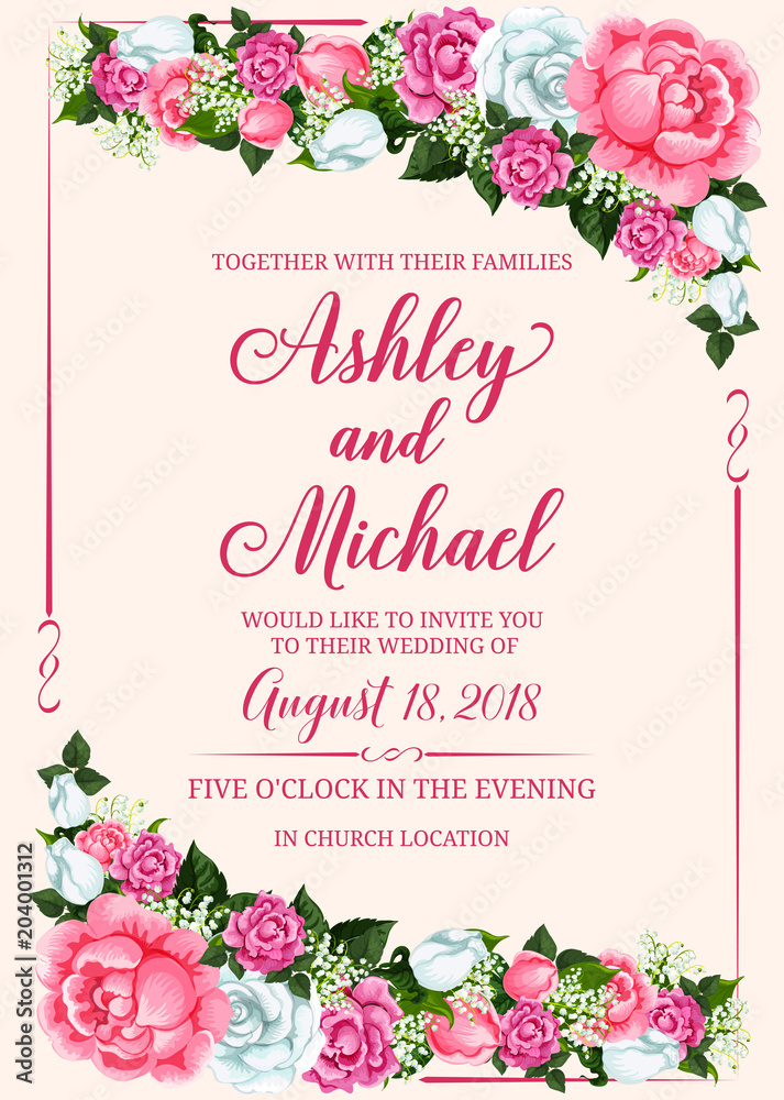 Flower Border Designs For Wedding Cards | Best Flower Site