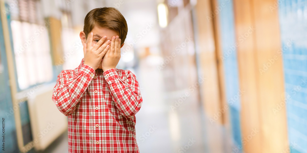Shy Child Face