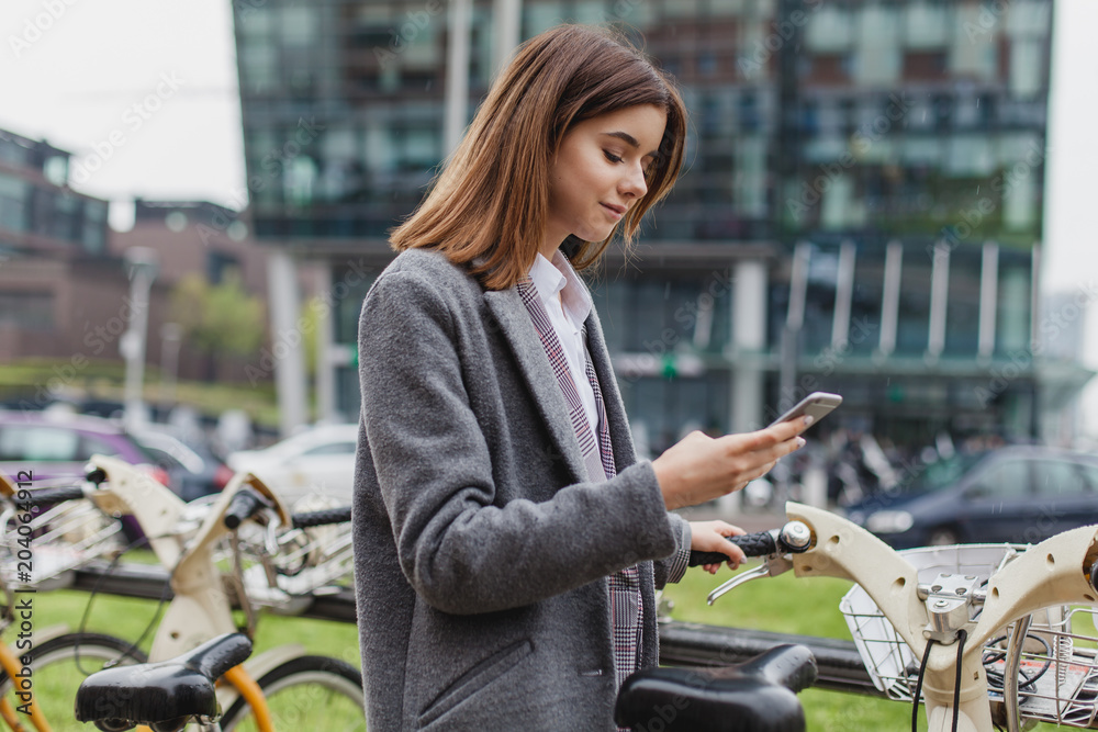 Stylish Girls With Cell Phone