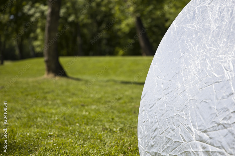 Sun reflector in the field Stock Photo | Adobe Stock