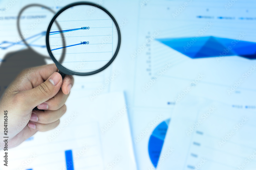 Business Analysis and Statistics Reports from sales charts last year ...