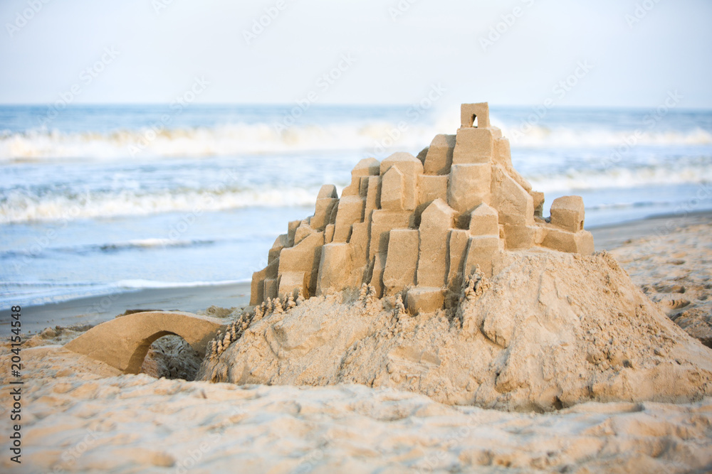 Sand Castle Stock Photo | Adobe Stock