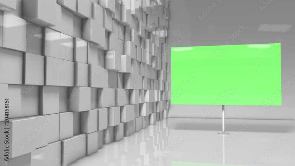 Modern virtual studio set Backdrop stage for virtual tv presentation ...