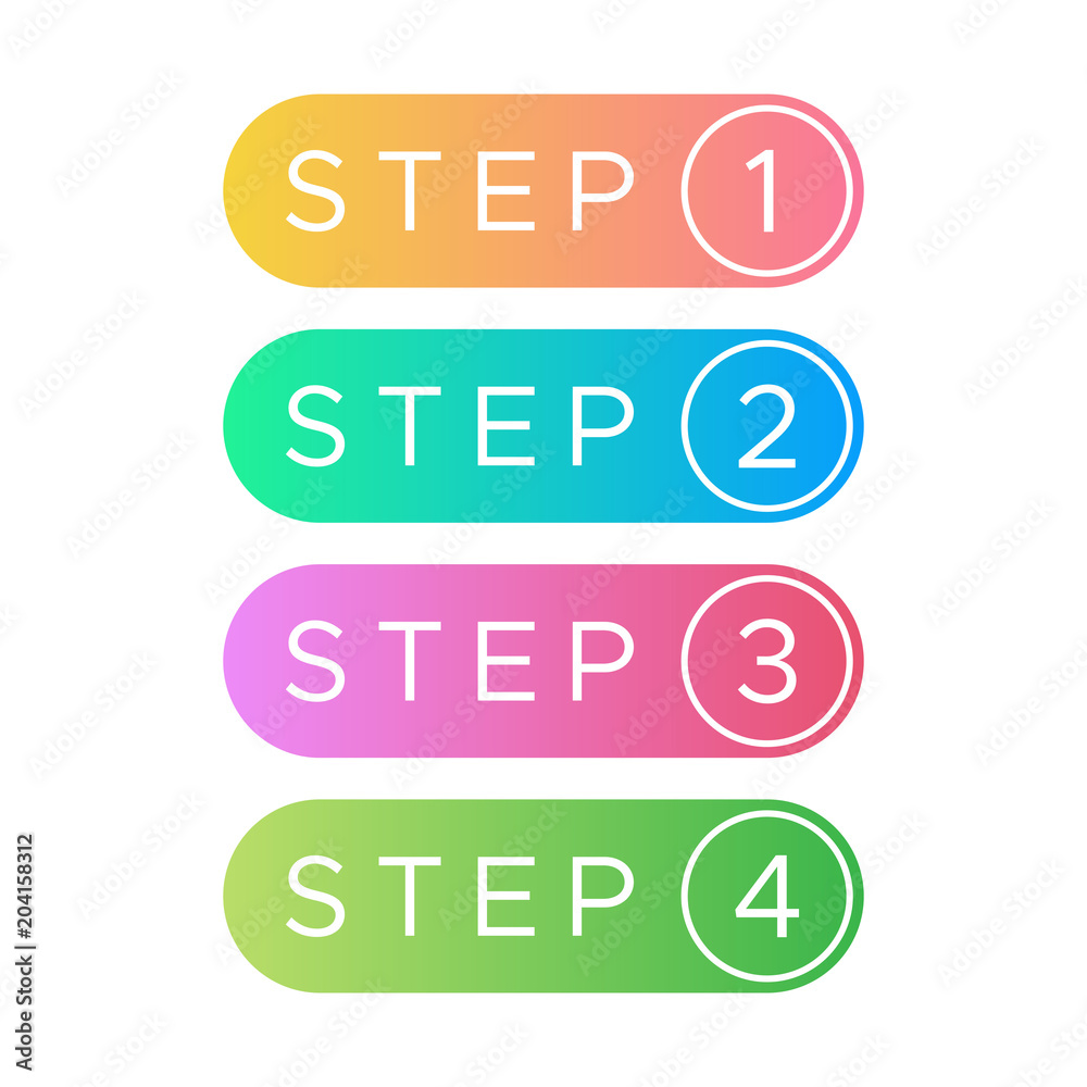 step vector icon Stock Vector | Adobe Stock