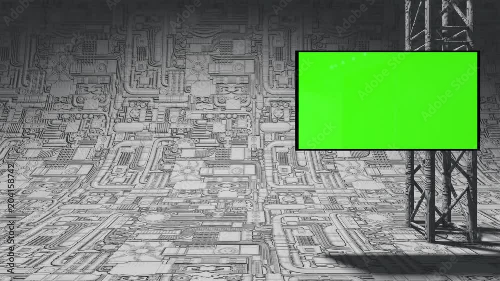 Modern virtual studio set Backdrop stage for virtual tv presentation ...