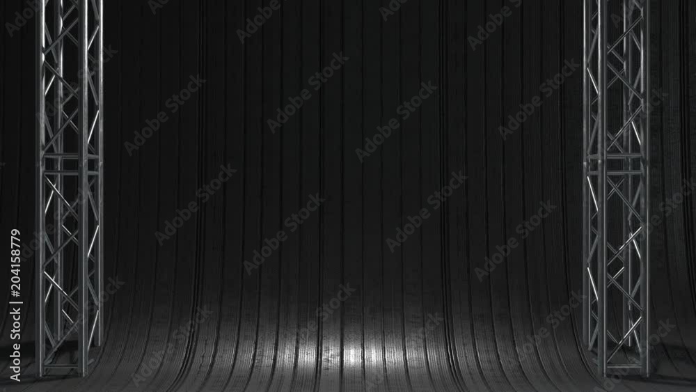 Stage virtual set room backdrop for news and media show production ...