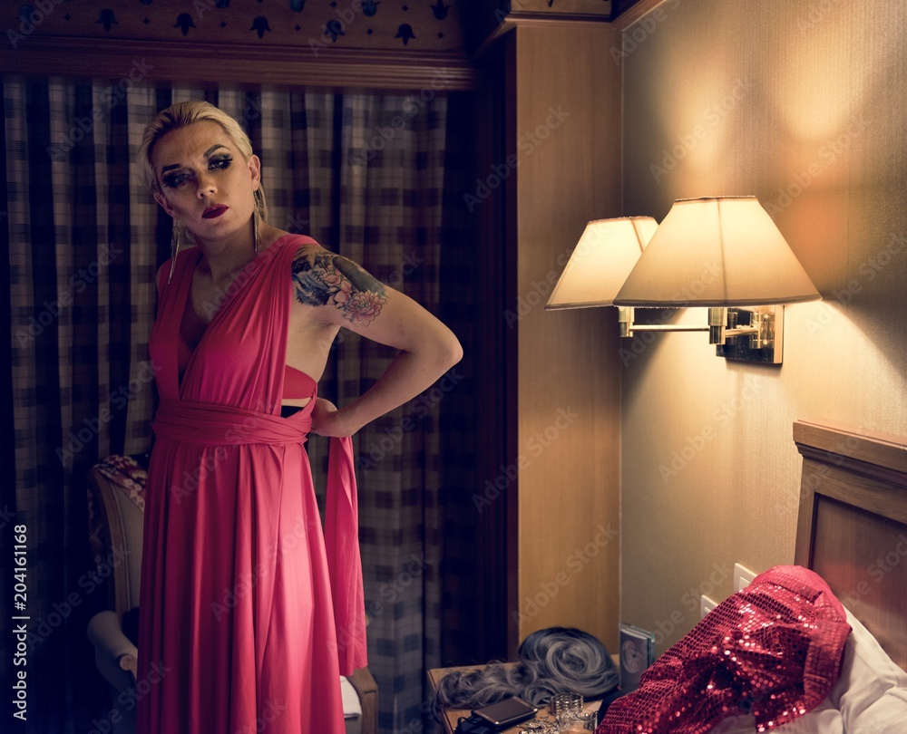 Russian drag queen Stock Photo | Adobe Stock