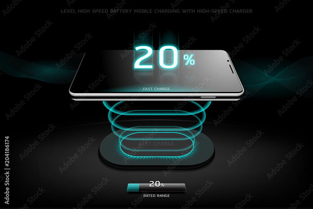 The Level Fast Charging Smartphone wireless charging design style on ...