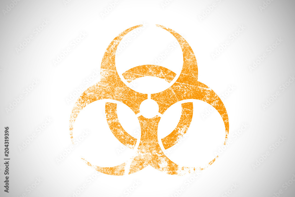 Biochemical Bio hazard industrial sign logo symbol of danger Stock ...