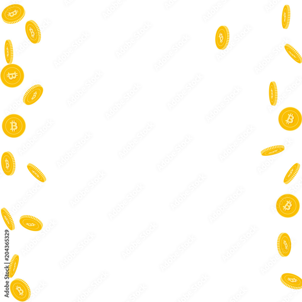Falling Coins Clipart Border