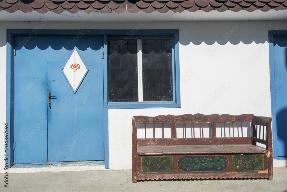 house, architecture, door, retro, window, bench, old, vintage, texture ...