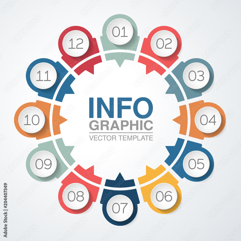 Vector infographic template for diagram, graph, presentation, chart ...