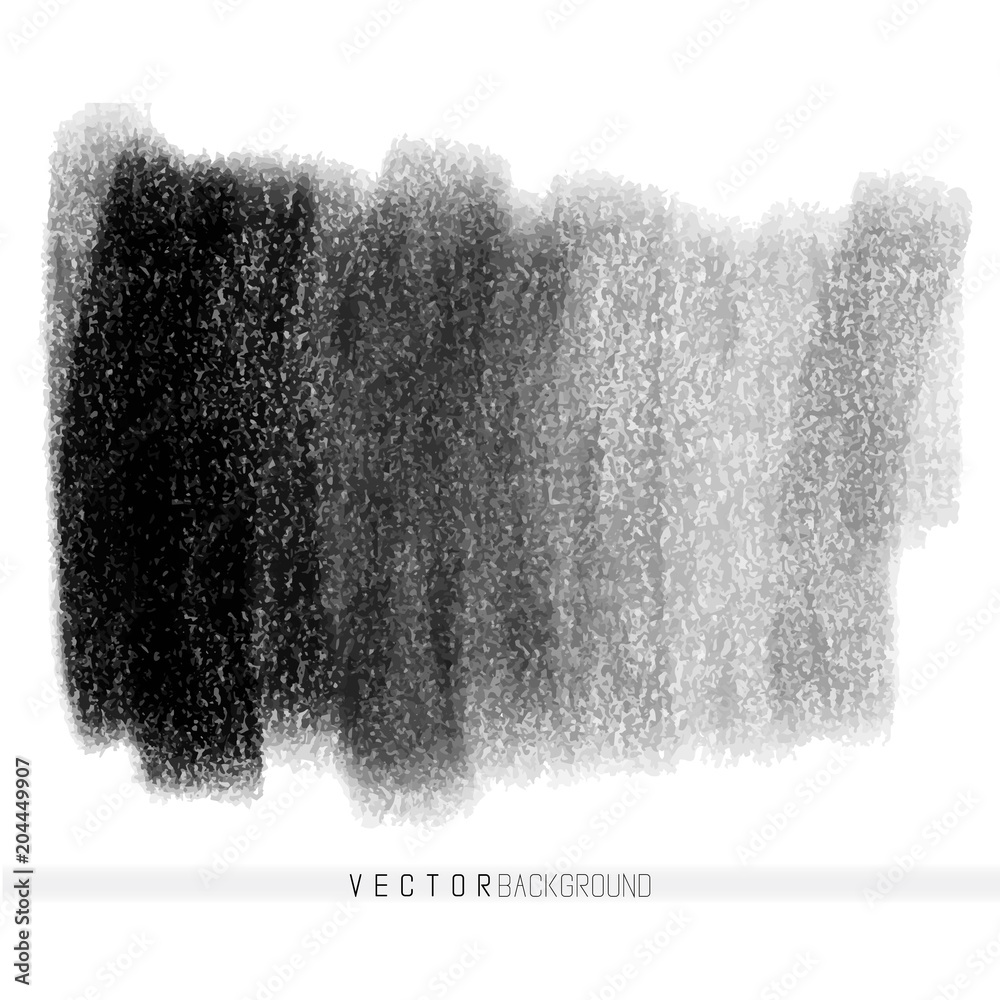 Vector crayon effect hand drawn strokes as design elements. Hand drawn ...