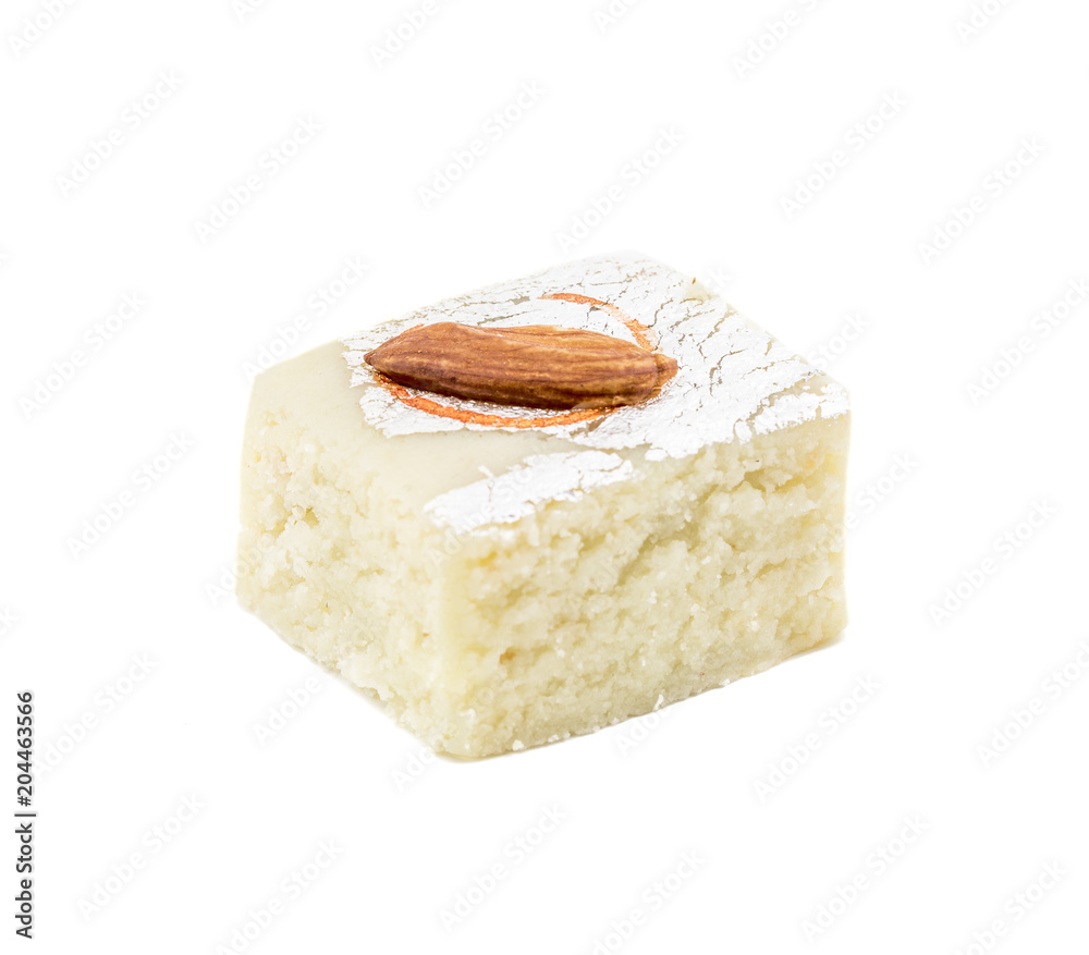 Indian Sweet Food Badam Barfi Also Know As Mithai, barfee, Mawa Barfi ...