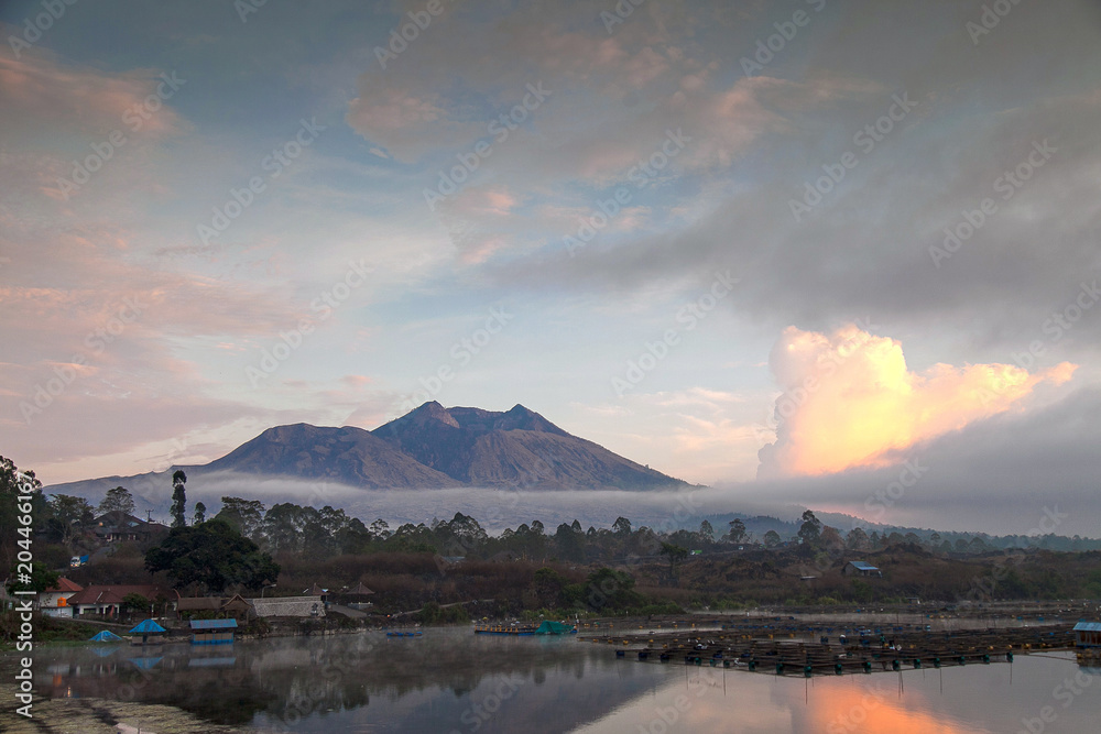 KALDERA GUNUNG BATUR Stock Photo | Adobe Stock