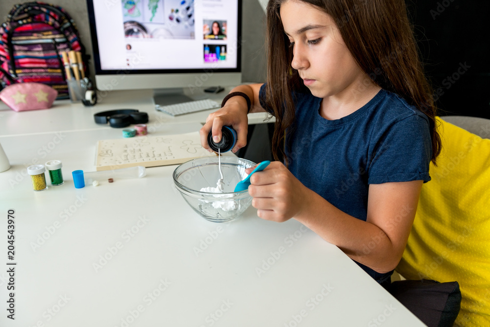 Mixing Ingredients for home project Stock Photo | Adobe Stock