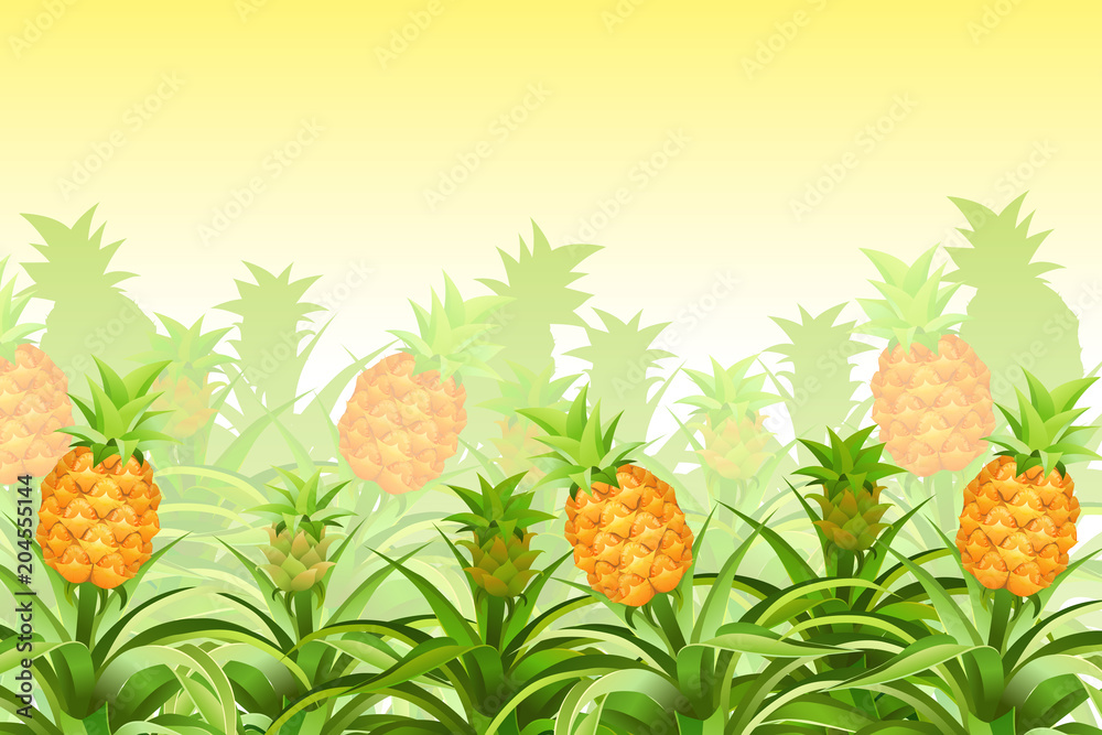 Pineapple Tree Clipart