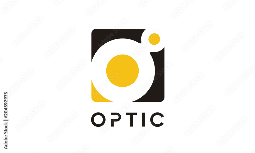Modern Abstract Optic Initial O logo design inspiration Stock Vector ...