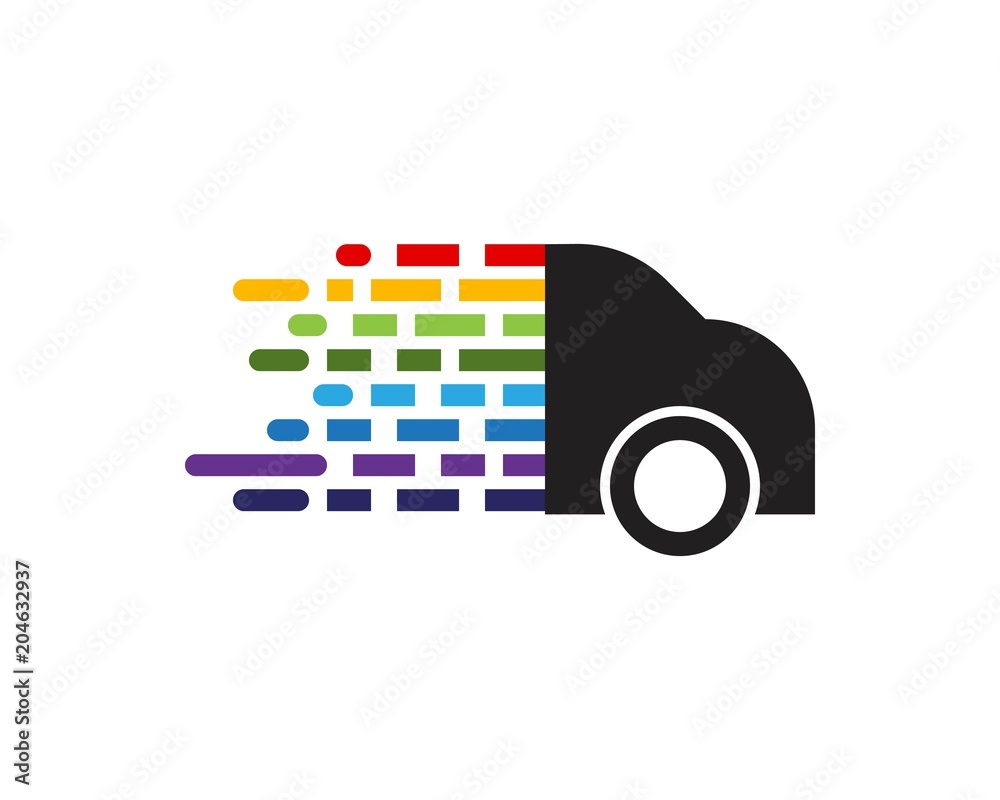 Car fast travel agency logo template Stock Vector | Adobe Stock