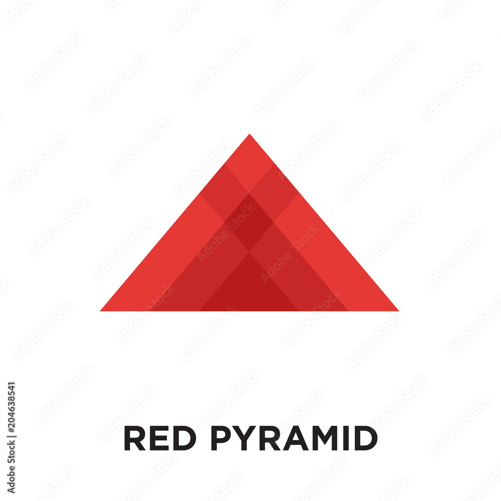 Red And White Triangle Logos