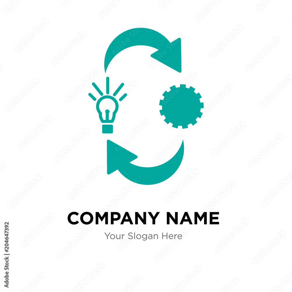omnichannel company logo design template, colorful vector icon for your ...