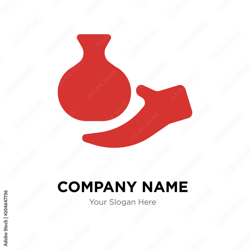 fundraising company logo design template, colorful vector icon for your ...