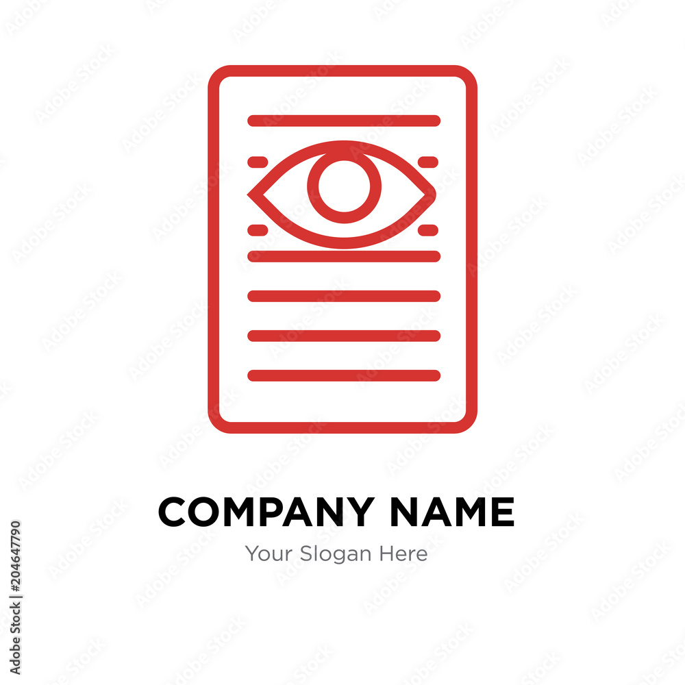case study company logo design template, colorful vector icon for your ...