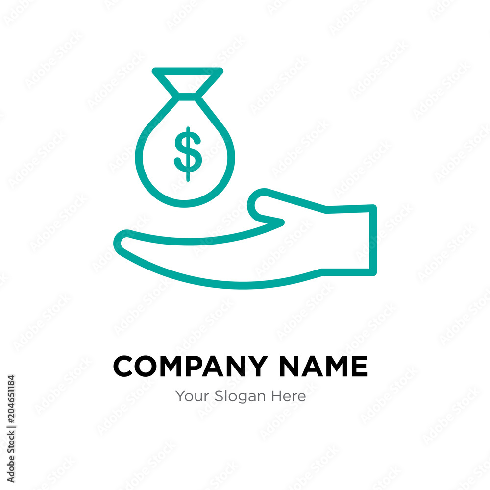 subsidy company logo design template, colorful vector icon for your ...