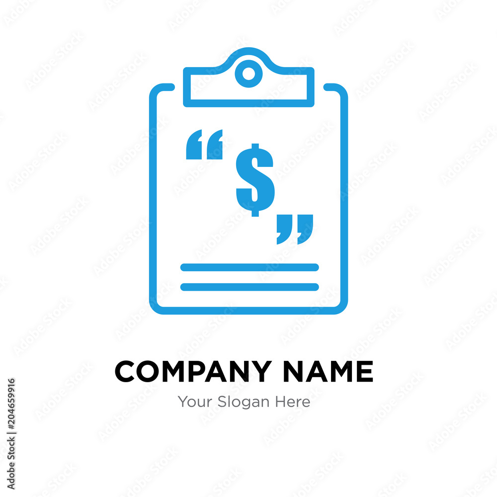 Logo Design Quote Template