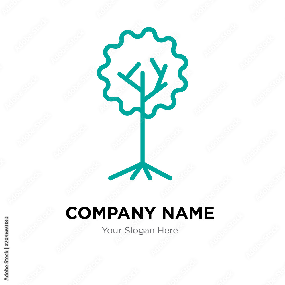Tree of Life company logo design template, colorful vector icon for ...