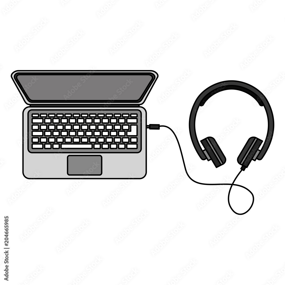 Computer Headphone Clip Art