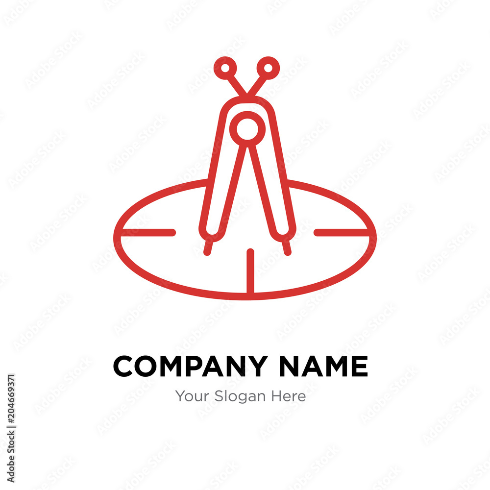 calibration company logo design template, colorful vector icon for your ...