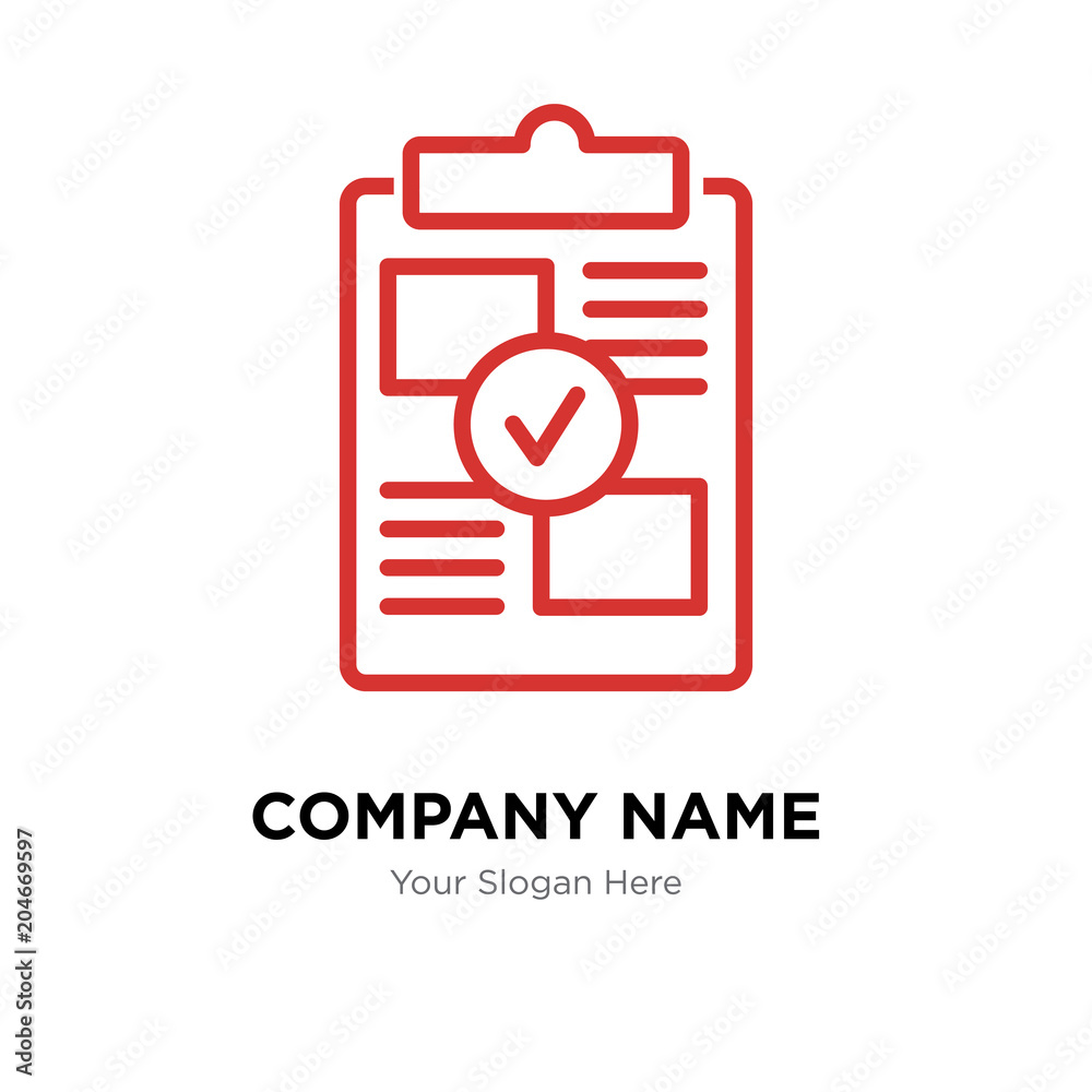 proof of concept company logo design template, colorful vector icon for ...