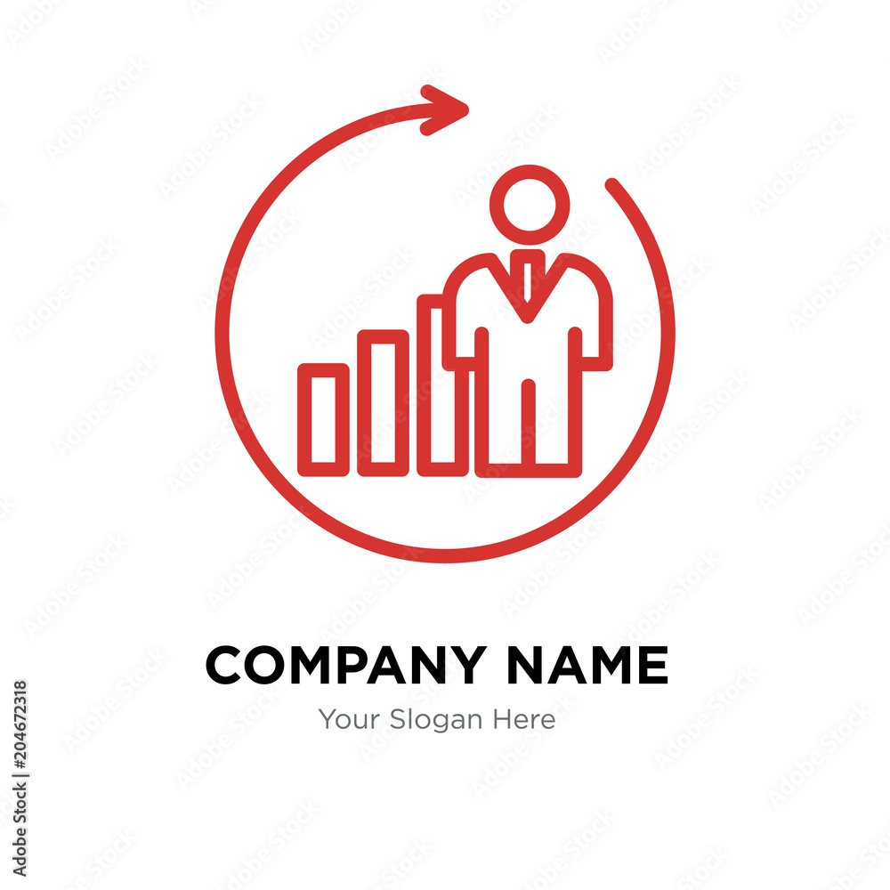 b2c company logo design template, colorful vector icon for your ...