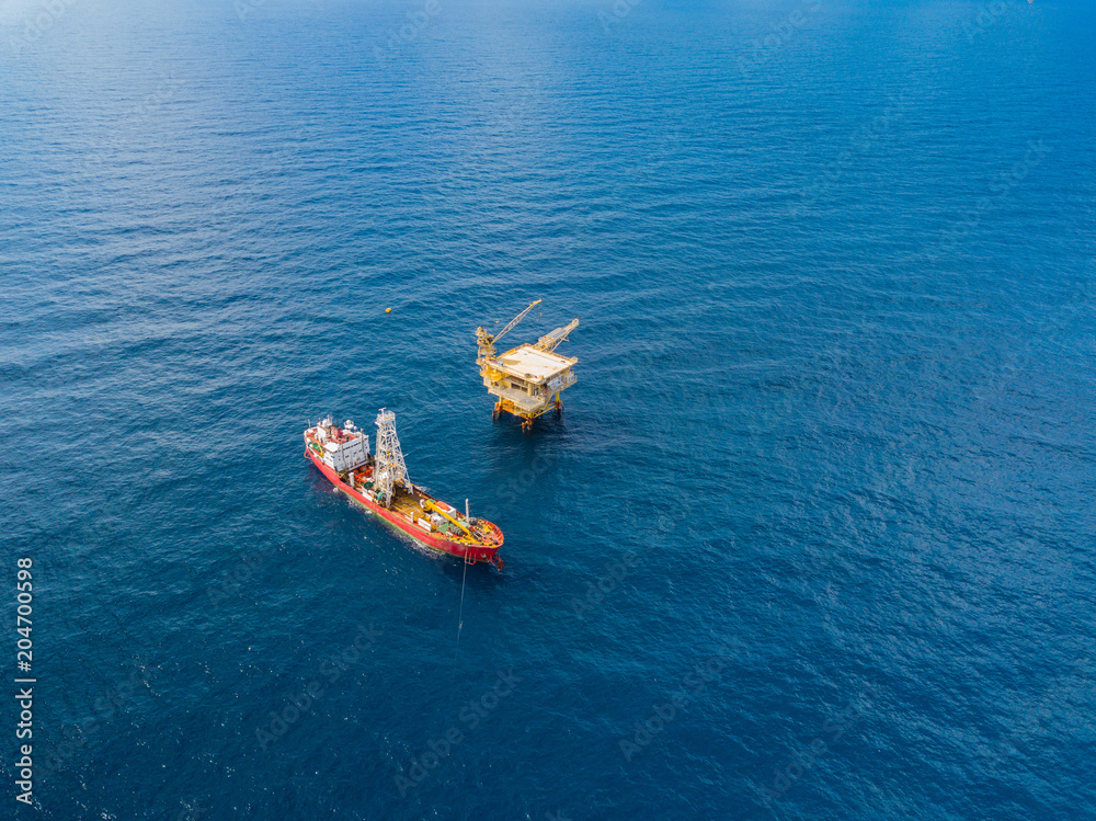 Soil Boring Boat (a geotechnical drilling cum analogue survey vessel ...