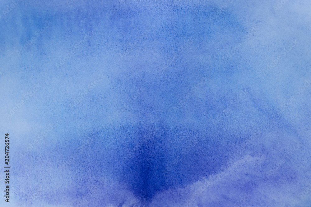Abstract blue watercolor background Stock Photo | Adobe Stock