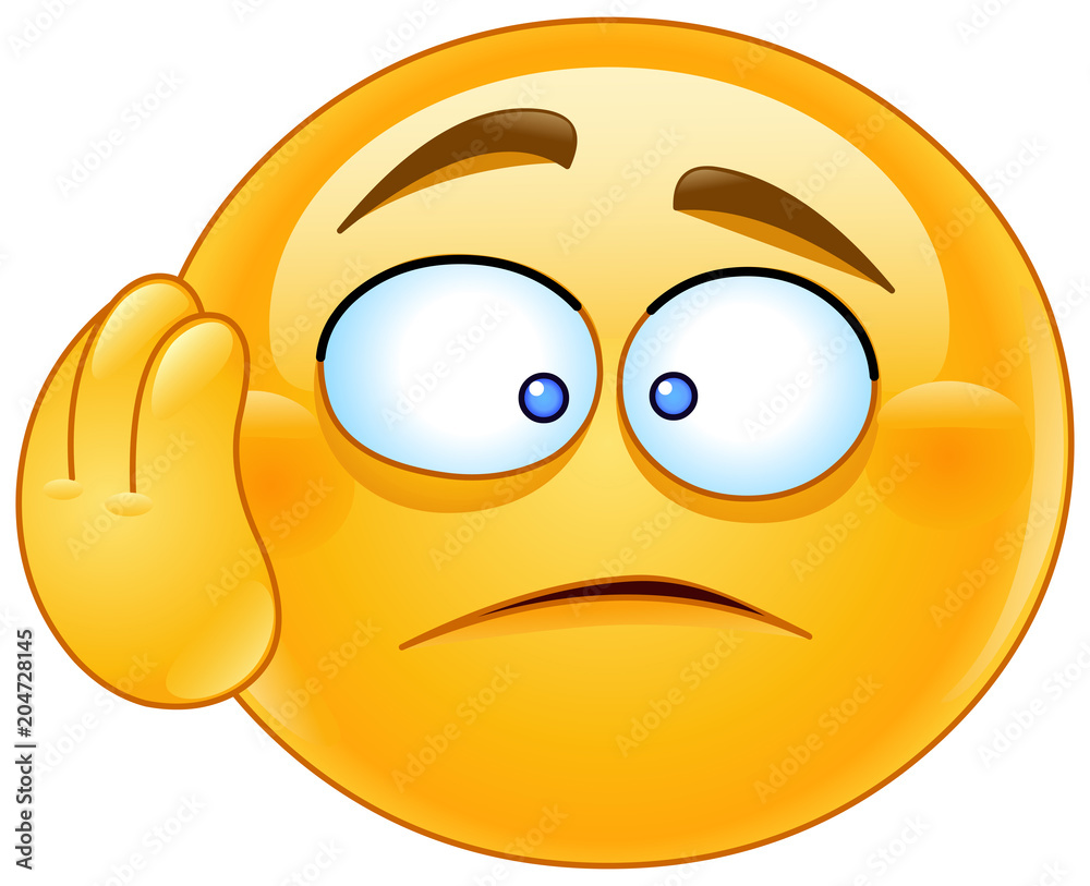 Dismay emoticon Stock Vector | Adobe Stock