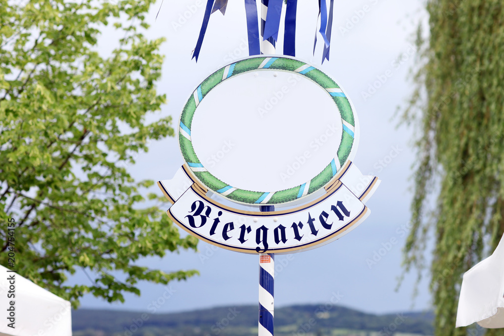Biergarten Stock Photo | Adobe Stock