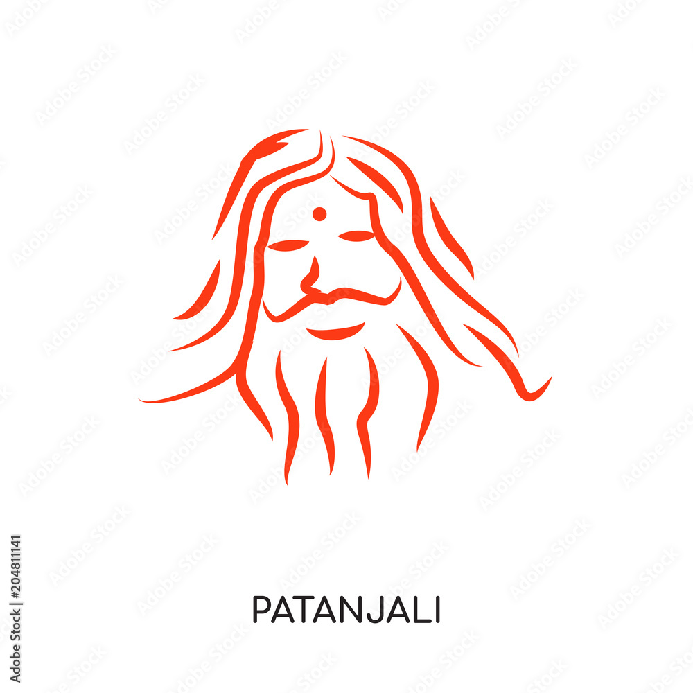 patanjali logo isolated on white background Stock Vector | Adobe Stock