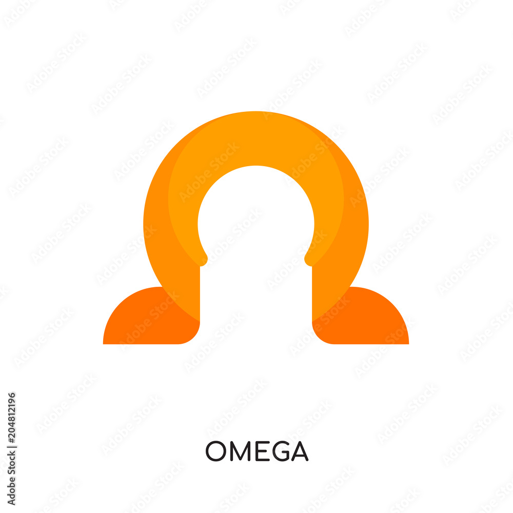 omega logo isolated on white background Stock Vector | Adobe Stock