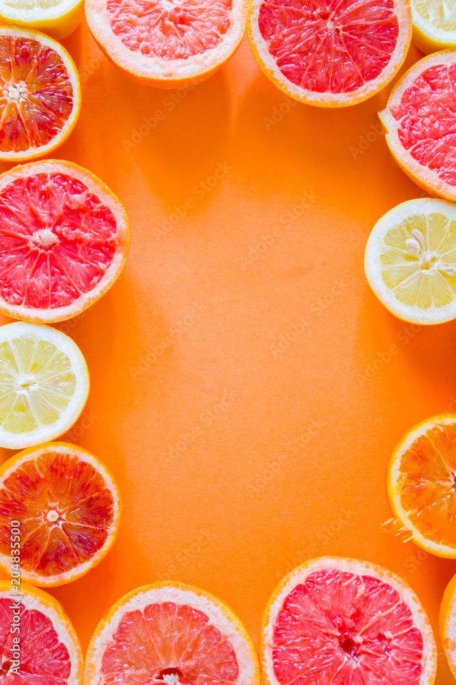 Grapefruit Slice Wallpaper