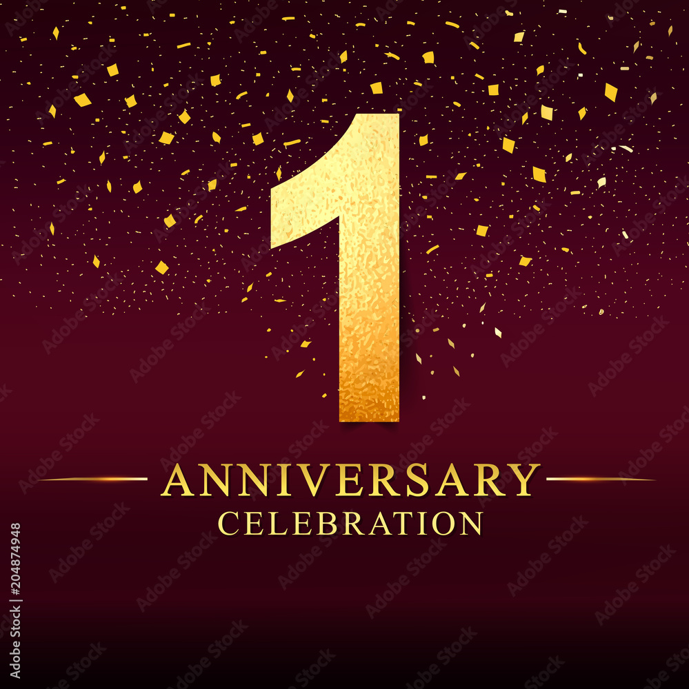 1st Anniversary Background