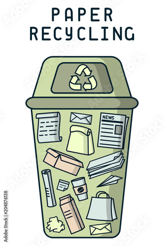 Paper Recycling Clip Art