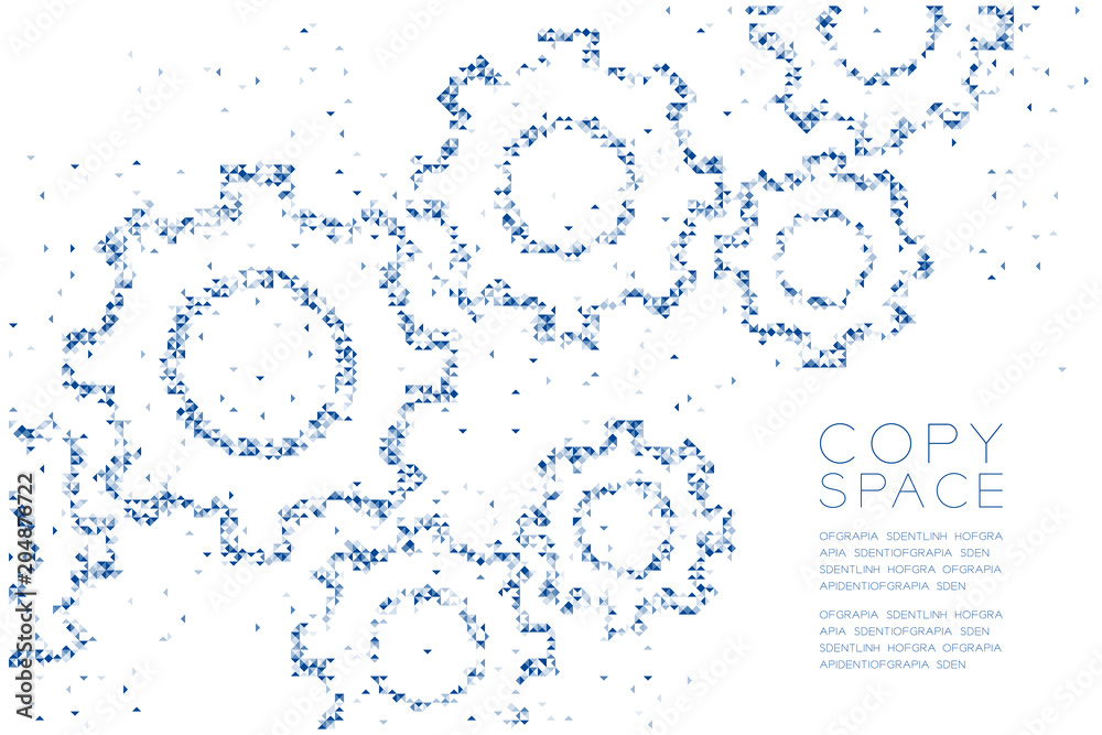 Abstract Geometric Polygon square box and Triangle pattern Engineering ...