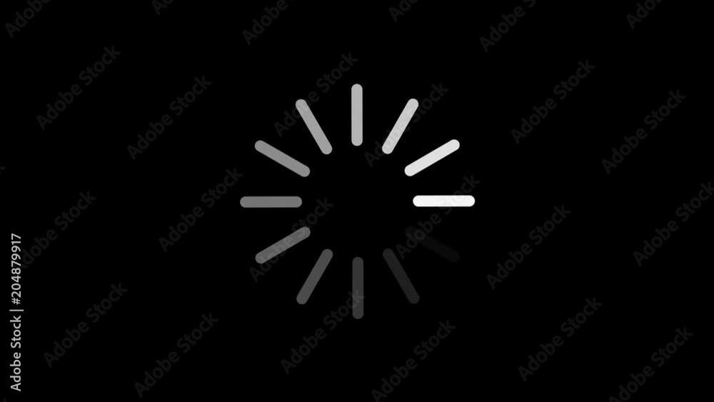 4k Loading Process to Complete. Pending loading screen on black ...