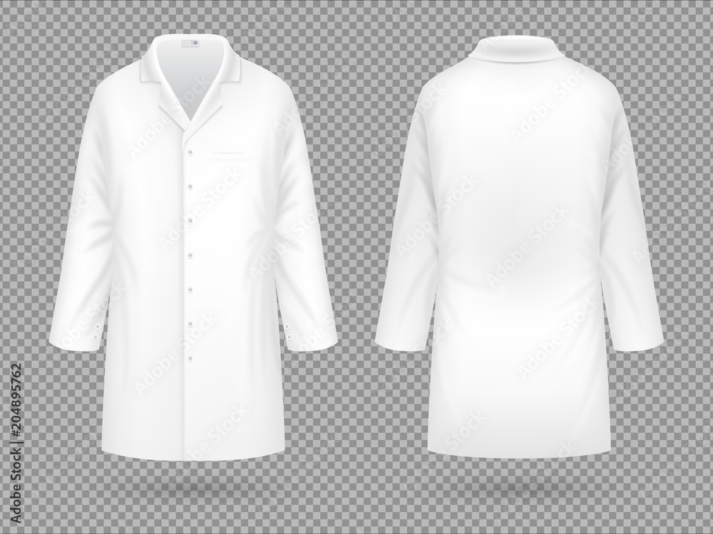 Lab Coat Template Lab Coat Mockup Stock Template | Adobe Stock