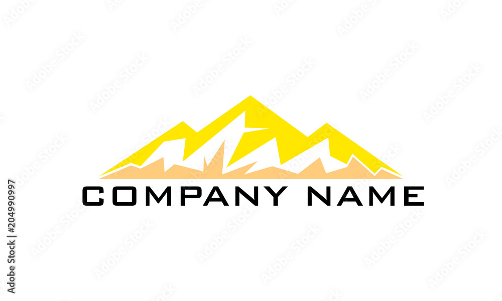 Canyon logo design Stock Vector | Adobe Stock
