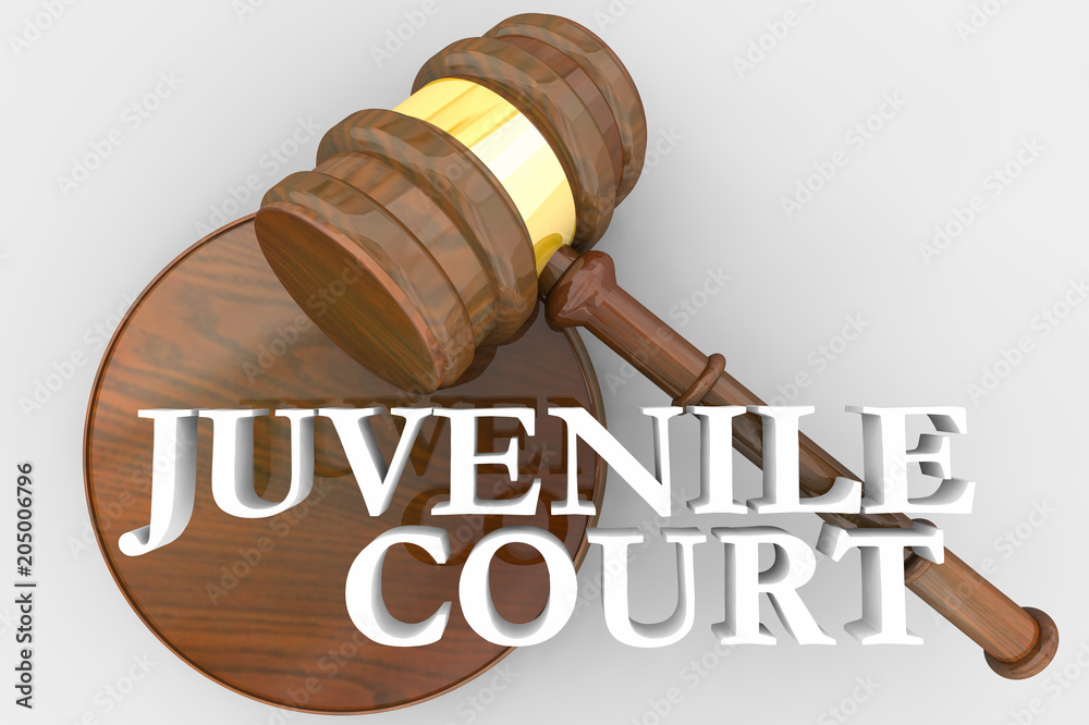 Photo & Art Print Juvenile Court Judge Gavel Justice System 3d Render ...